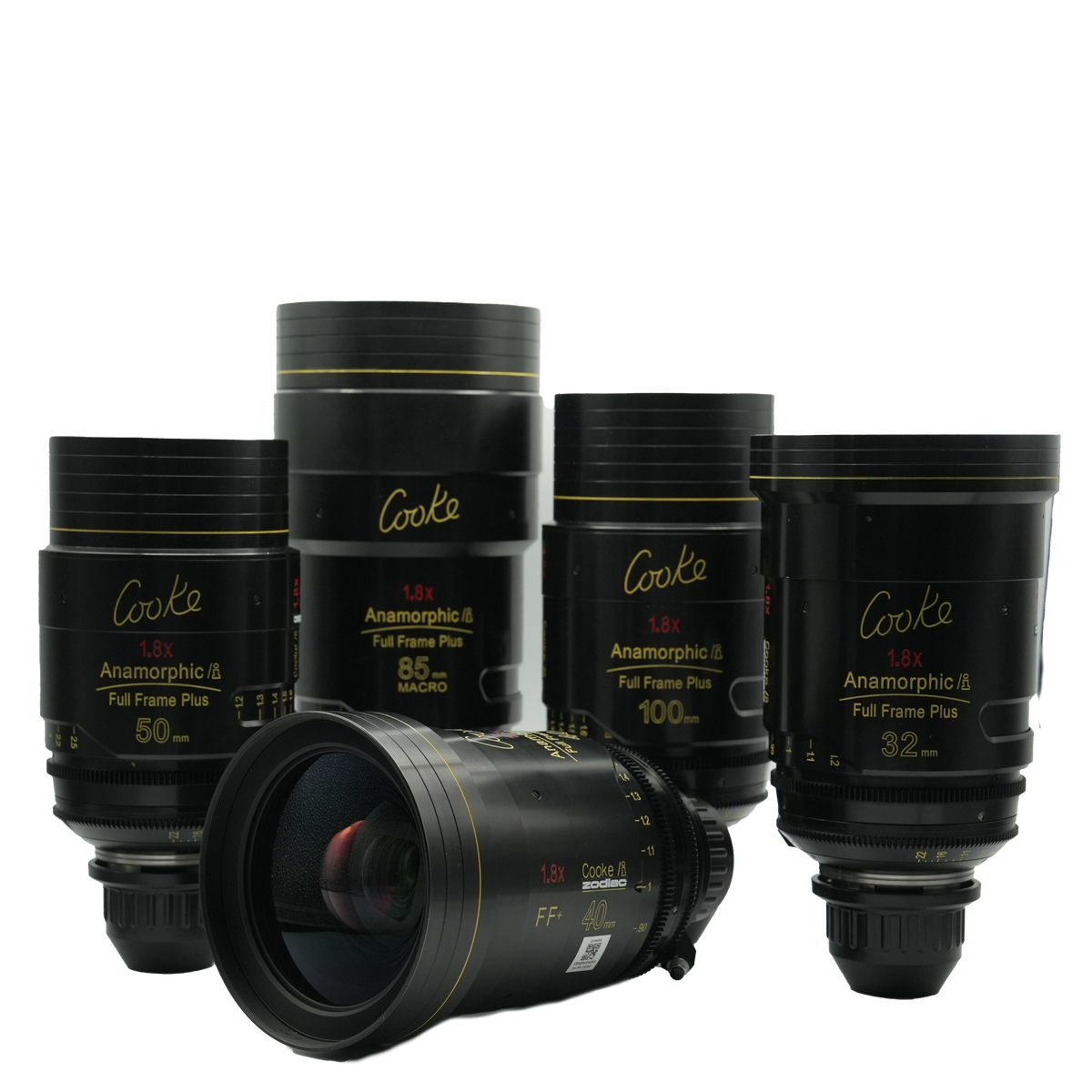 Cooke Anamorphic/i FF 1.8x Set (32mm;40mm;50mm;85mm;100mm ) (Open box) – Studio AMG