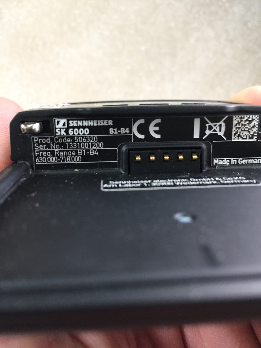 Sennheiser SK 6000 В1-В4 Bodypack transmitter (1200) – Studio AMG