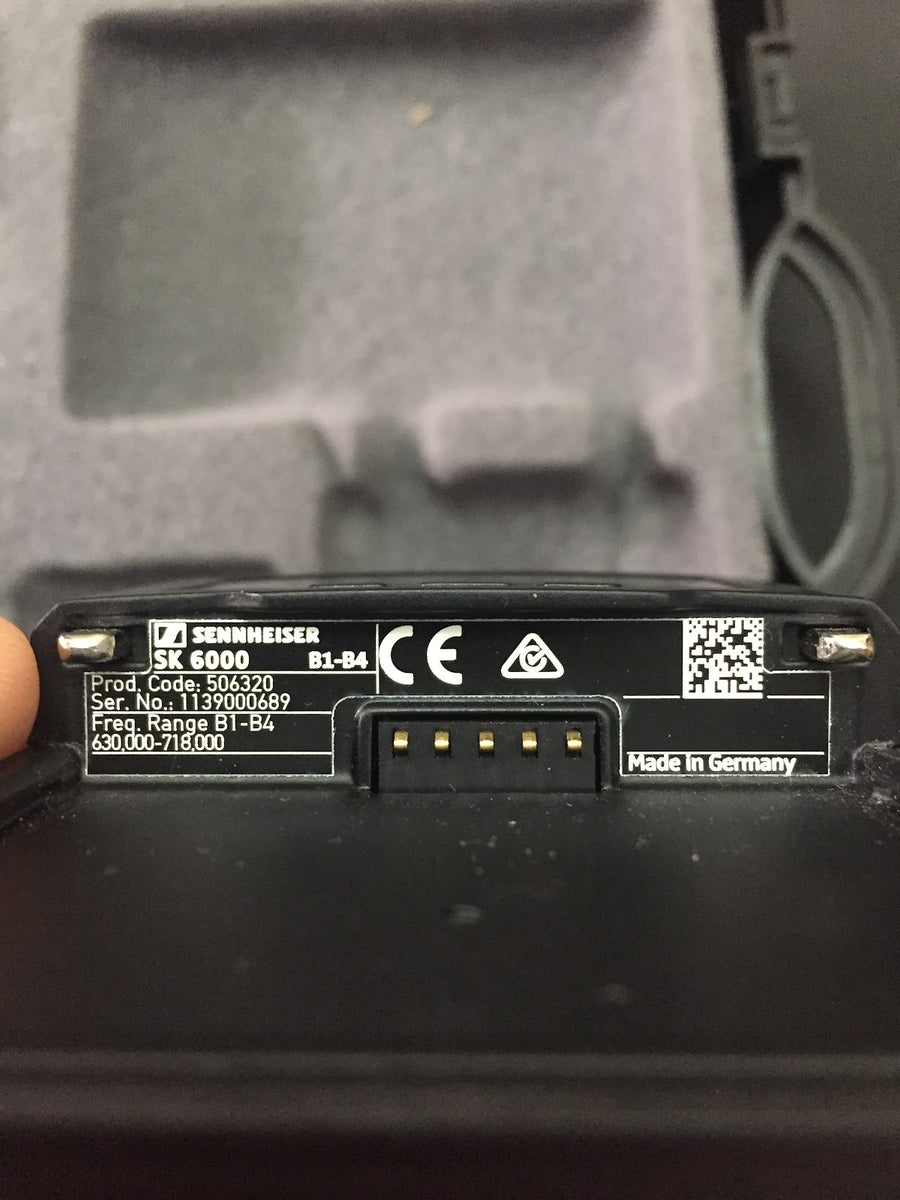 Sennheiser SK 6000 В1-В4 Bodypack transmitter (0689) – Studio AMG
