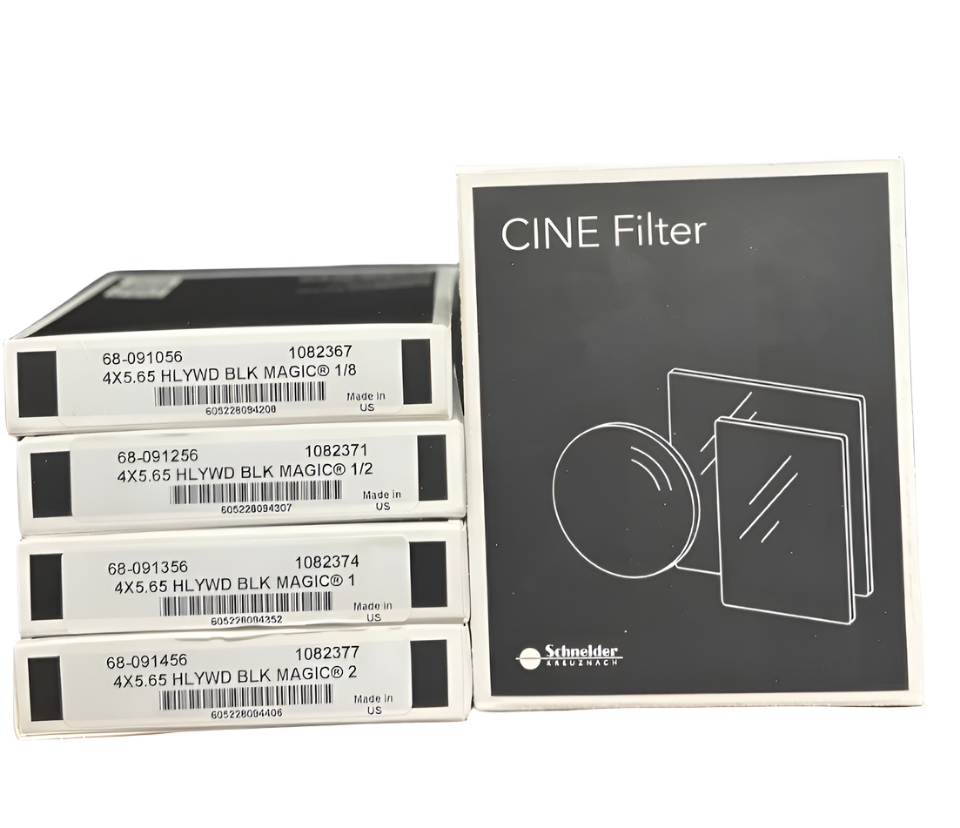 Schneider 4x5.65 Hollywood Black Magic - SET OF 5 FILTERS - 1/8, 1/4 ...
